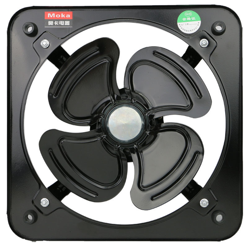 Industrial Powerful Iron Exhaust Fan 12 Inch for Kitchen Window Table ...