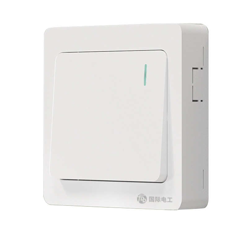 Single-Control Ultra-Thin Switch Socket Panel for Household Wall Lamps