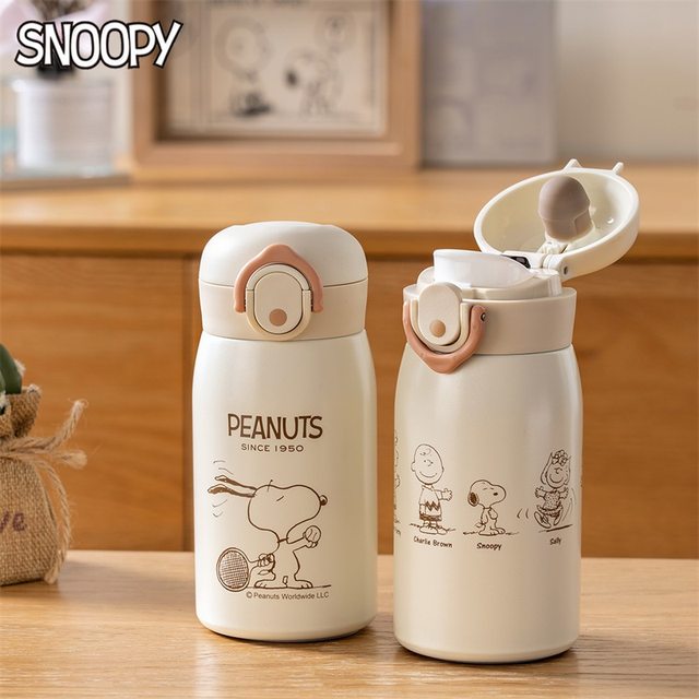 Snoopy 316 stainless steel thermos cup is simple, compact and fashionable for men and women ...
