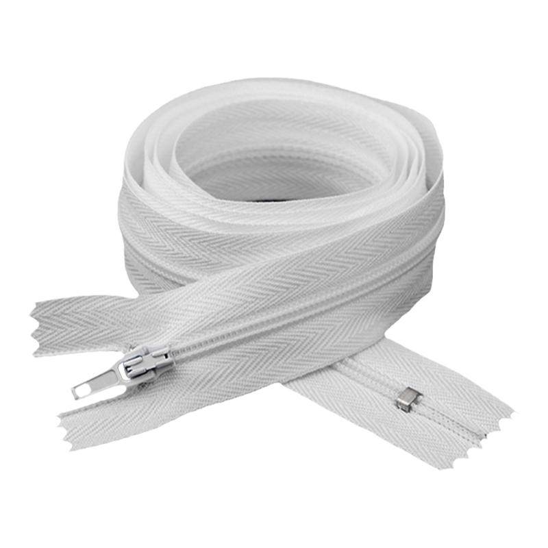 Thickened Double-Head Quilt - Long Zipper No. 3 Nylon Zipper White and ...