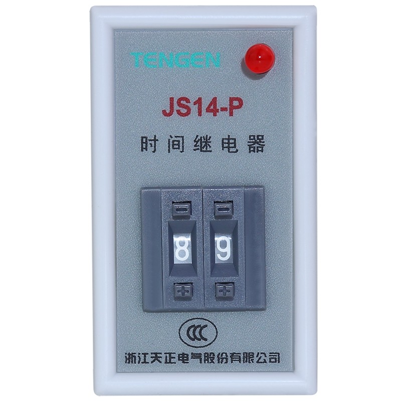 Relè Temporizzatore Tengen JS14P - 220V/380V Timer Digitale Regolabile