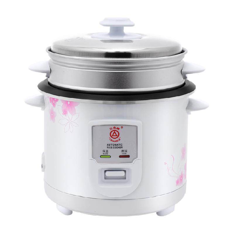 Triangle 2L Rice Cooker - Multi-Function Steamer for 1-3 People