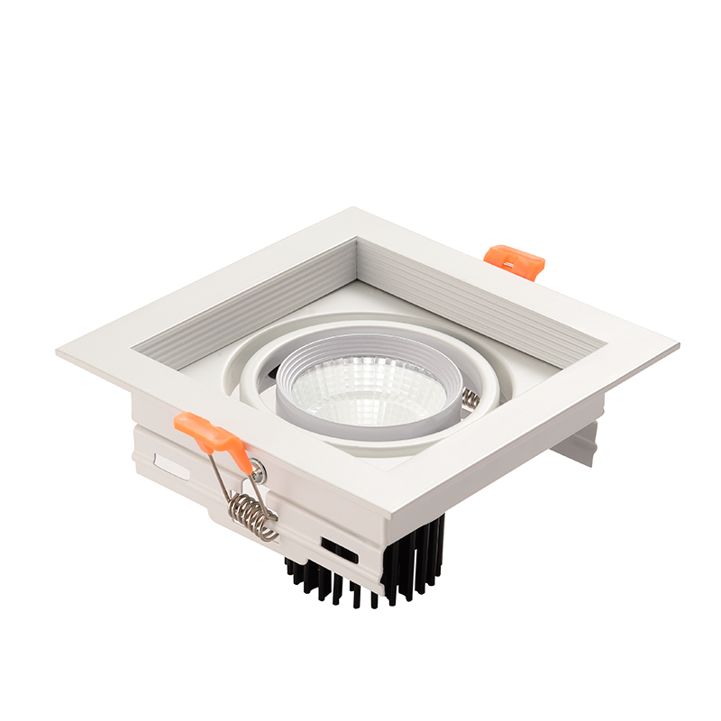 Essence Jz-028 LED Spotlampe - Dobbelt/Tripel COB Firkantet Loftslampe