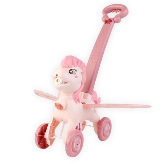 Amoy and Fun Pony Bubble Car - Automatic Bubble Machine for Girls & Boys