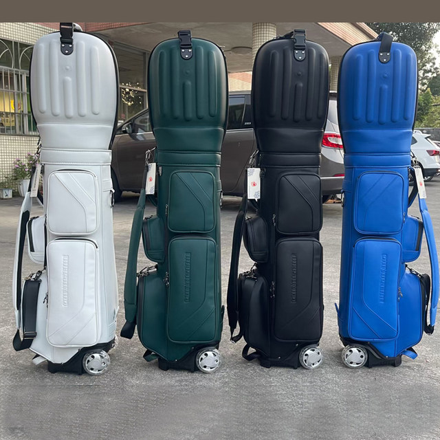 Authentic Chinese style golf bag GOLF aviation ball carrier with pulley ...