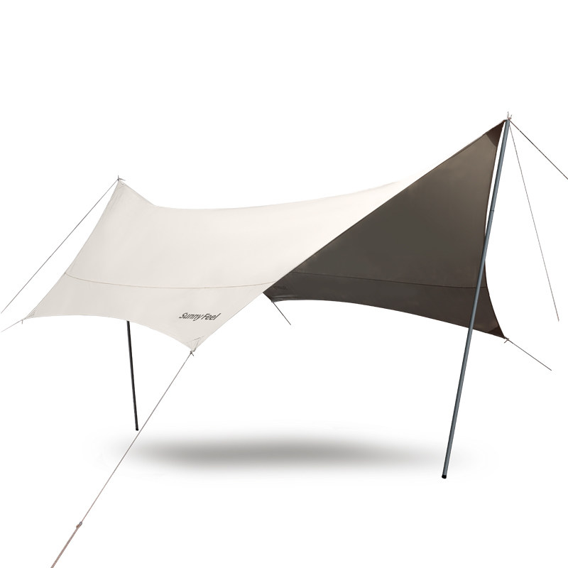 Sunnyfeel Mountain Leaf Camping Canopy - Oversized Sunscreen & Rainproof
