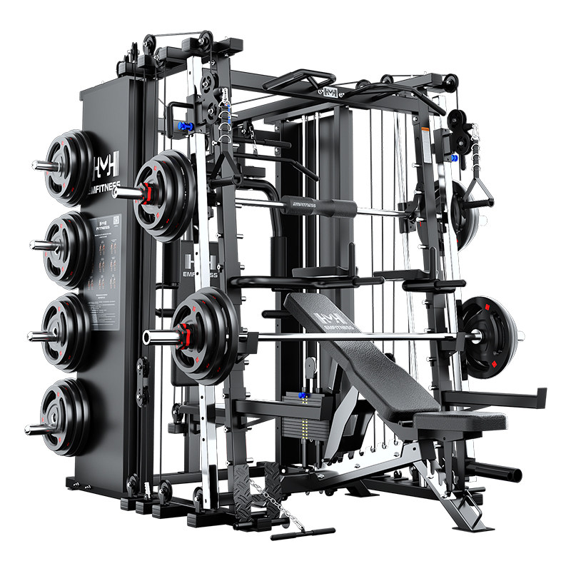 Gantry Fitness Equipment - Household Multifunctional Smith Machine for ...