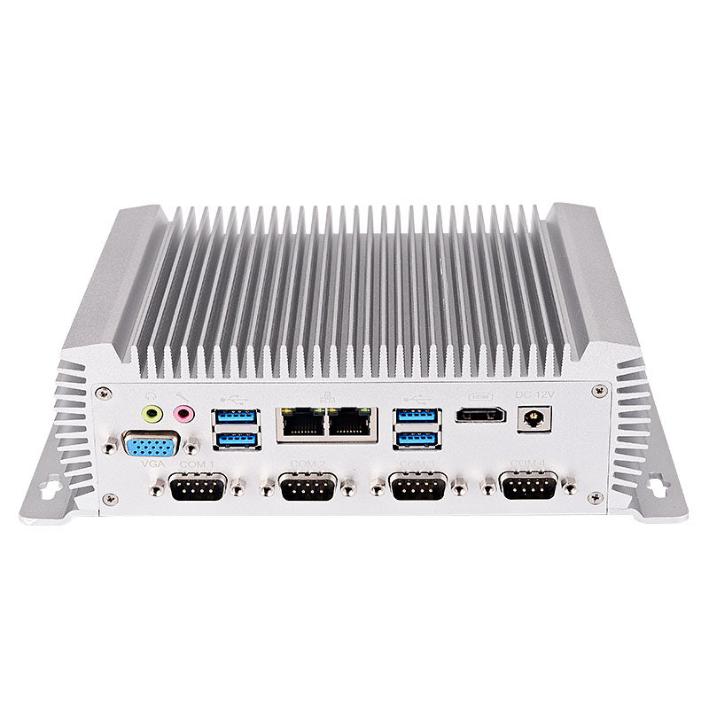 Yingchi Industrial Control Mini PC - J4125 Core i5 Komputer Tan Kipas ...