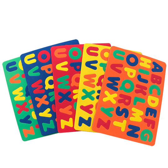 Soft Magnetic Letter Tiles - Educational Uppercase and Lowercase ...