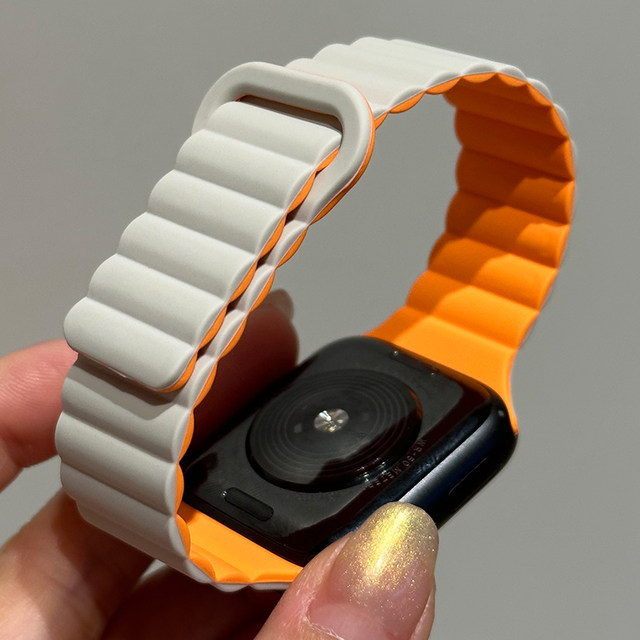 New silicone magnetic starlight color iwatch strap summer 8 suitable ...