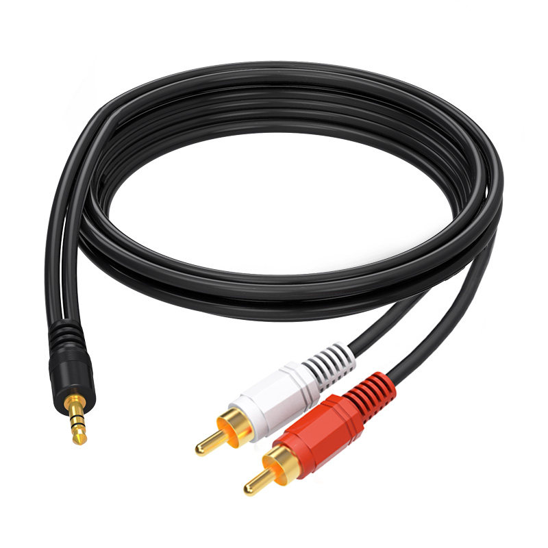 Audio Cable 3.5mm to Double Lotus | Red and White RCA Head Output Input ...