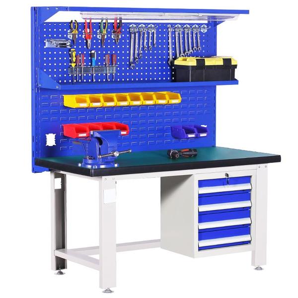 Heavy-duty workbench fitter bench workshop operator table experiment ...