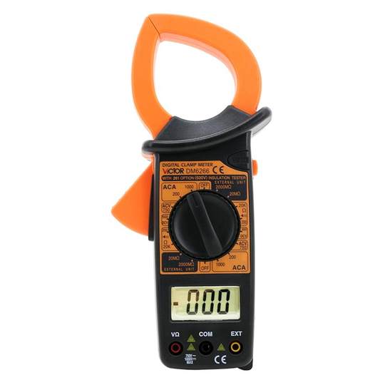 Victory Digital Clamp Meter DM6266/6015F High Current Clamp Flow Meter ...