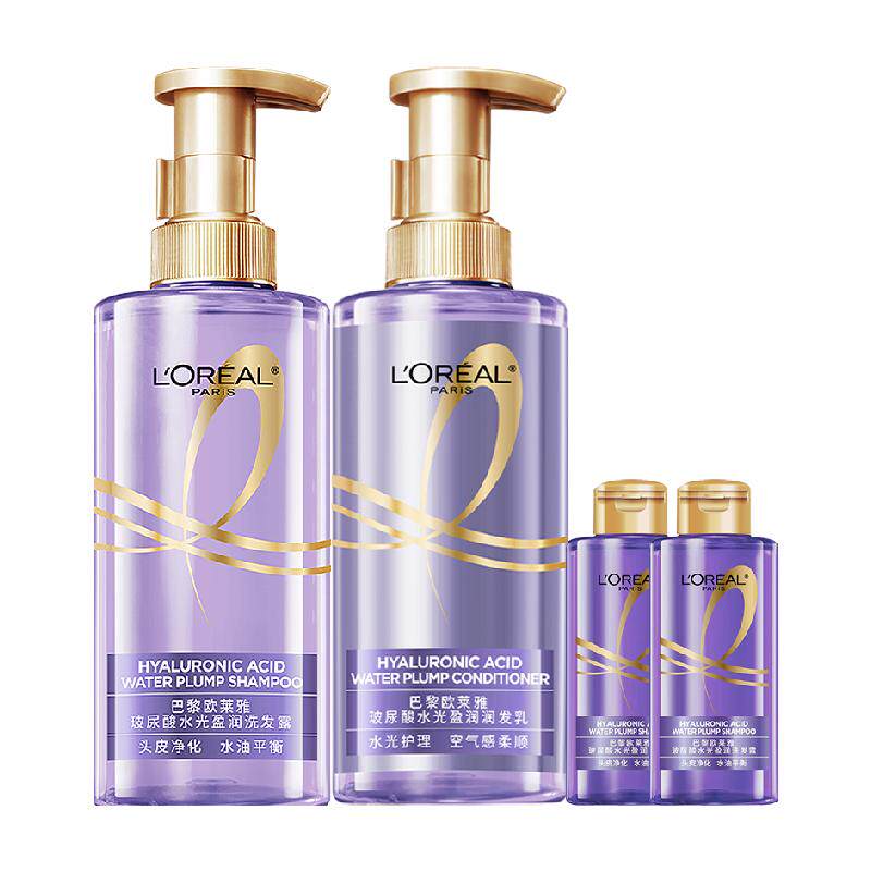 L'Oreal Hyaluronic Acid Shampoo and Conditioner Set - Control Oil and ...
