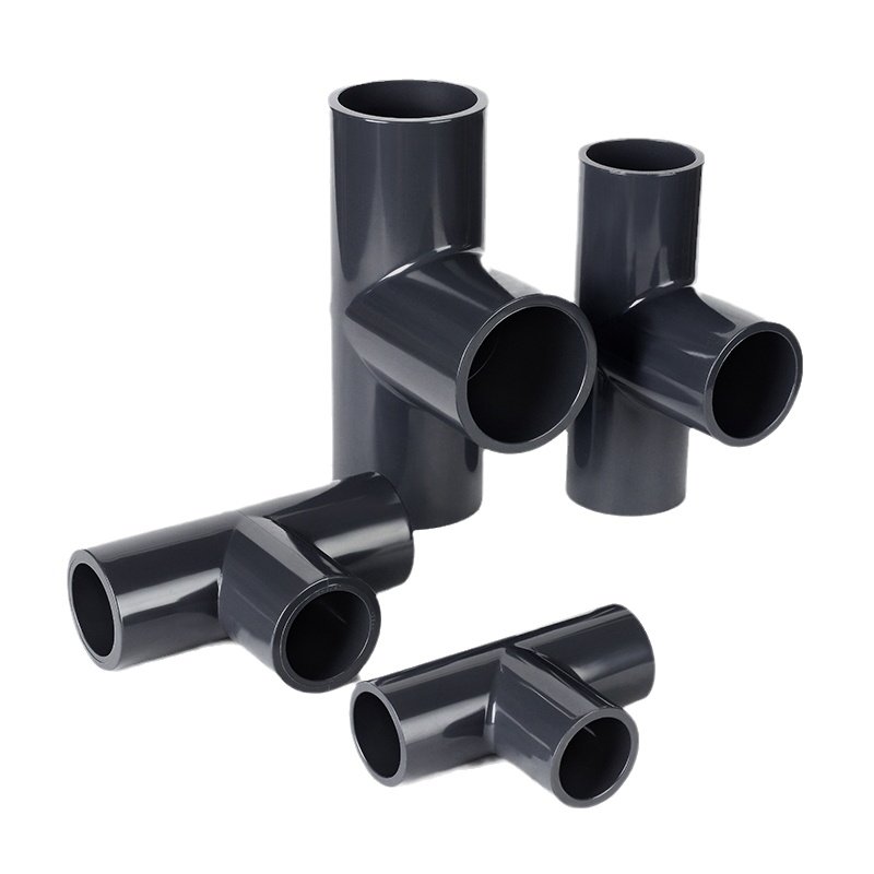 Upvc industrial equal diameter tee jis japansk standard britisk kjemisk ...