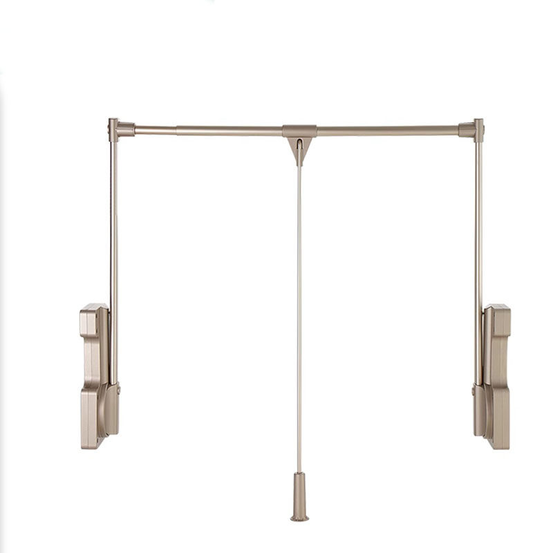 Wardrobe Pull-Down Clothes Hanger Telescopic Push-Pull Hanging Rod ...