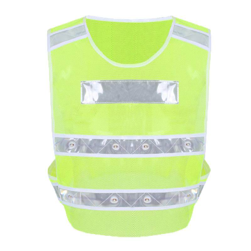 Traffic Light LED Reflective Vest with Light Charging - Construction ...