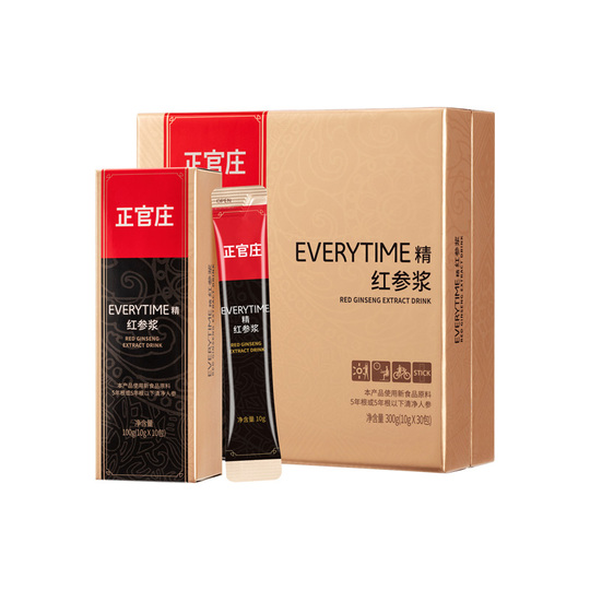 Zhengguanzhuang Red Ginseng Slurry - Korean Ginseng Concentrate (30 Bags)
