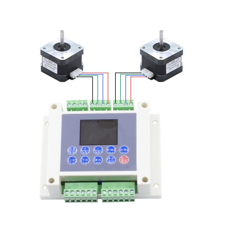 Dual 2-Way Stepper Motor Controller Driver for PLC - Programmable Dual ...