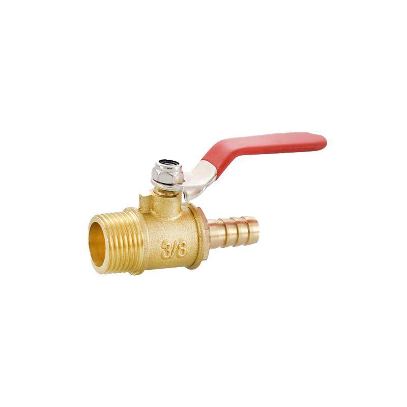 Brass Small Red Handle Ball Valve for Various Applications