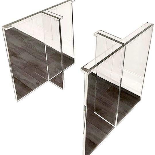 Acrylic Table Legs - Transparent Custom Support Legs