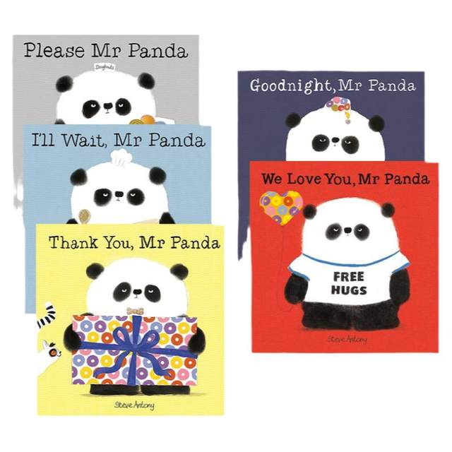 English original Panda etiquette Class 5 volumes Please/Thank You/I'm ...