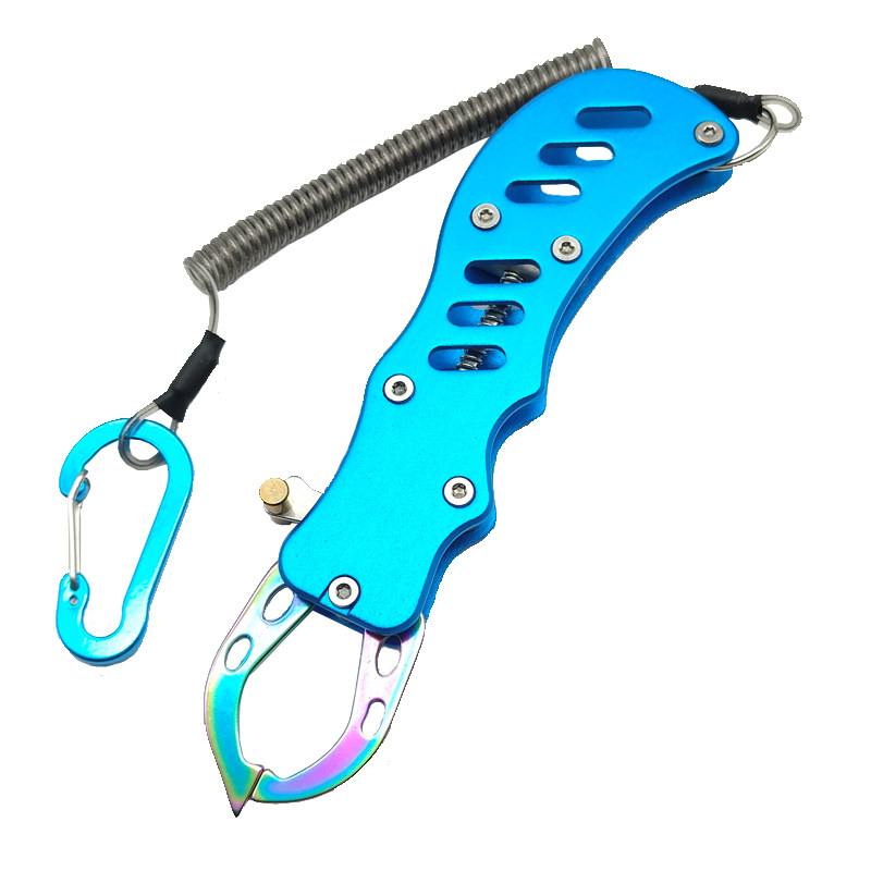 Fish controller set stainless steel fish clamp color titanium lure ...