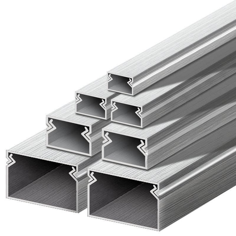 Open Wire Invisible Wire Trough Aluminum Alloy Square Industrial Cable ...