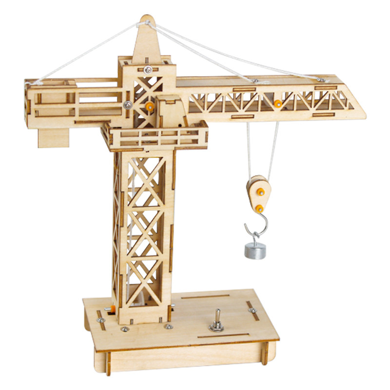 Tower Crane DIY Assembly Model Kit for Primary School Students - Small ...