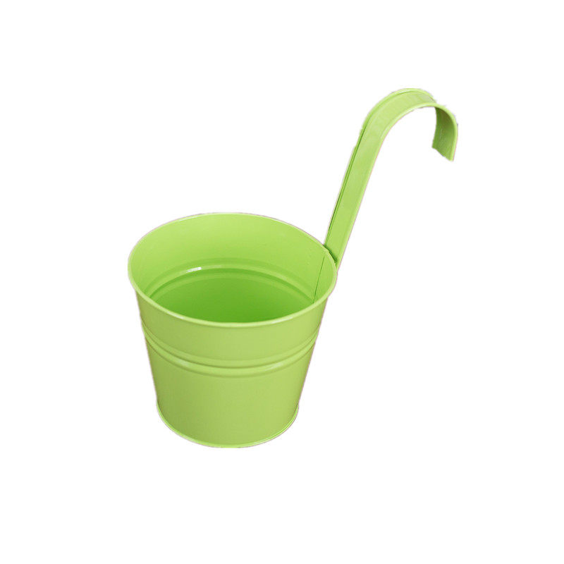 Pot Suspendu en Fer Fleur - Pot de Plante de Style Rural