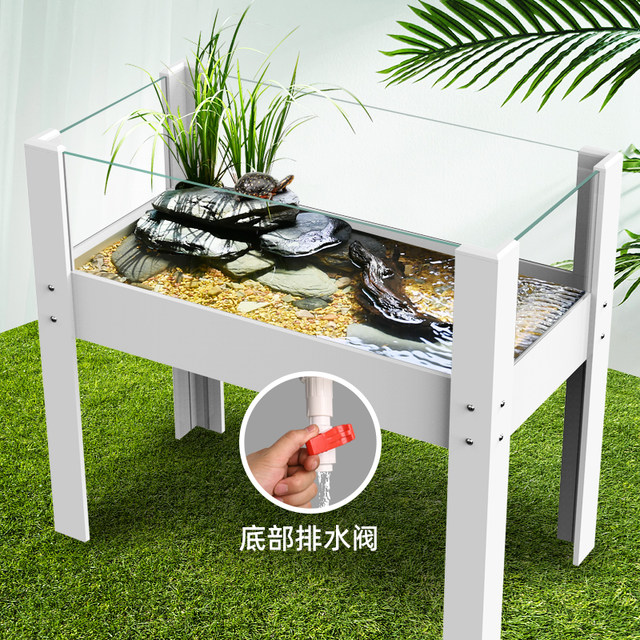 Turtle tank household large ecological landscaping villa breeding ...