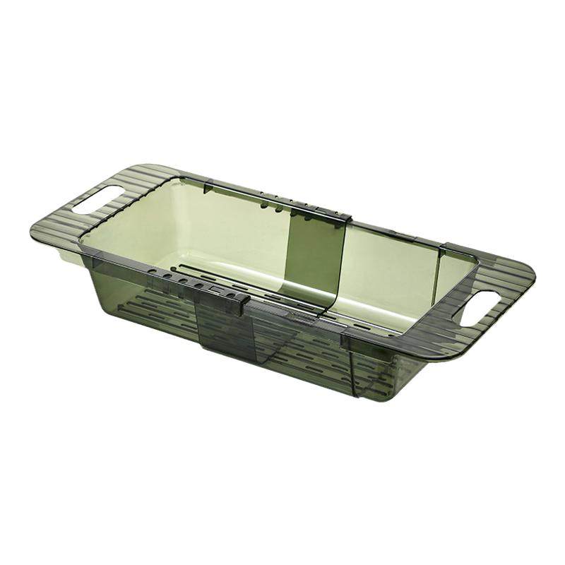 Japanese Retractable Vegetable Basket Dish Drain Rack for Kitchen Sink