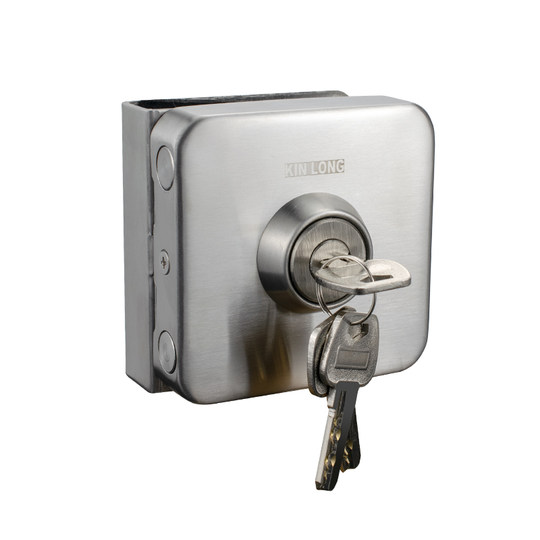Kin Long Glass Door Lock Glass Door Latch Lock Single and Double Door ...