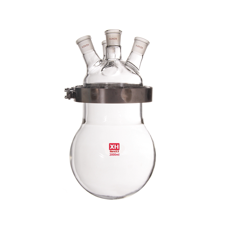 Glass Reactor - Single Layer, Round/Flat Bottom - Xh xie hong