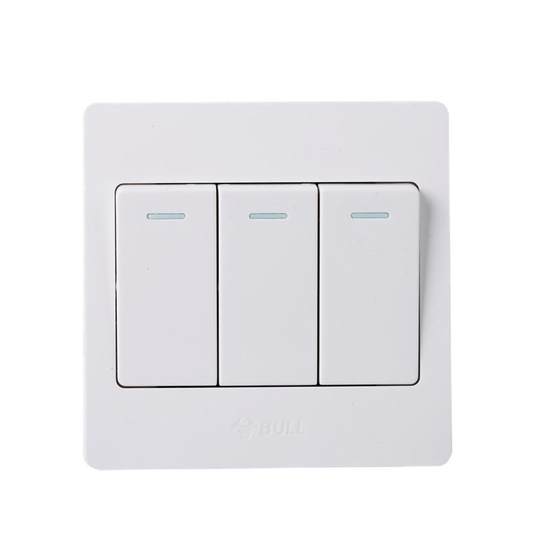 Bull Socket Flagship Switch Socket - Three-Open Single-Control Panel ...