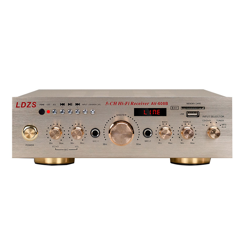 High-Power 5.0-Channel Bluetooth Power Amplifier for Home Karaoke with ...