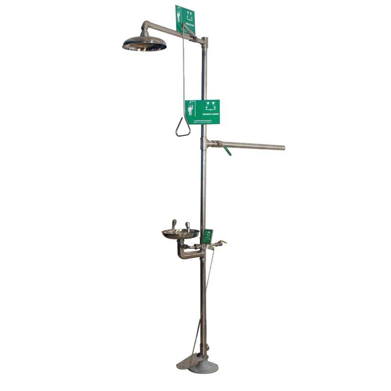 Stainless Steel Eye Wash Station - Double Nozzle Emergency Shower