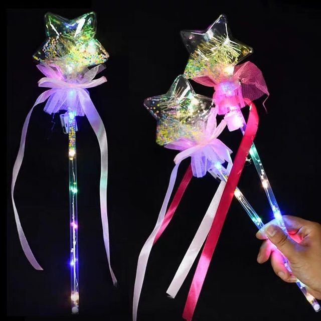 Wedding Night Scene Princess Fairy Magic Wand Luminous Fiber Optic ...