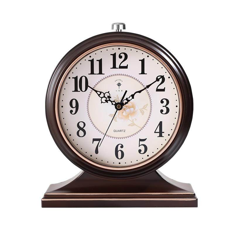 Pendulum Clock Quartz - Retro Large Desktop Clock for Living Room ...
