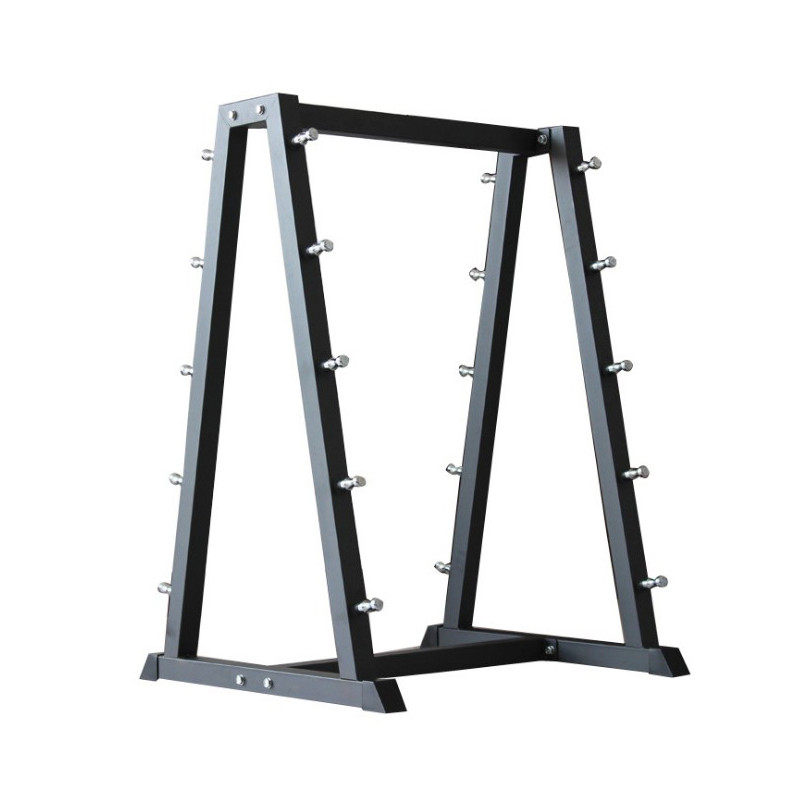Vigorous Single-Sided Barbell Rack - 5 Bar Storage