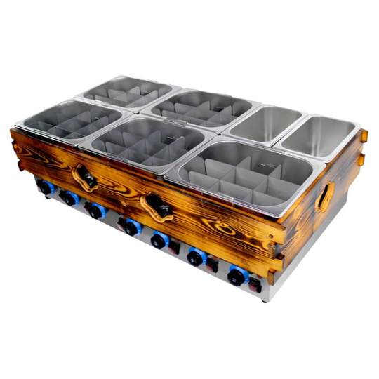 Commercial Wooden Frame Kanto Cooking Machine with Multiple Cylinder ...