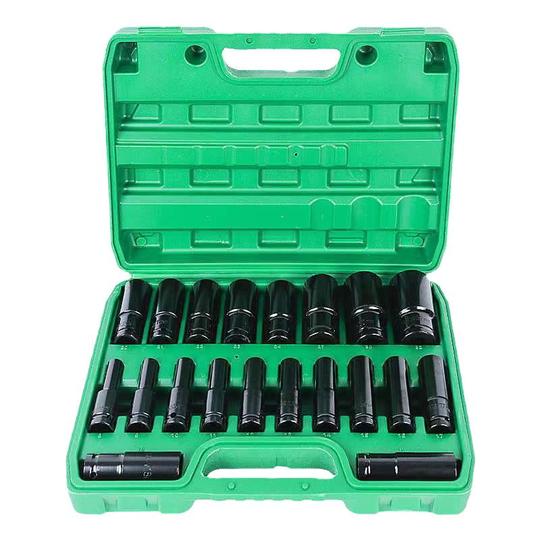12.5mm Metric Hex Socket Set - Electric Wrench & Drill Attachment