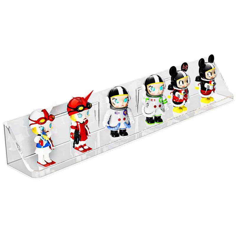 Acrylic Blind Box Display Rack - Wall Mounted, Transparent Figure Storage