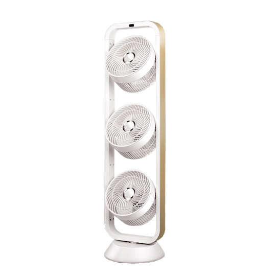 Star Diamond 3-Head Vertical Circulation Fan - Remote Control, 3 Speeds