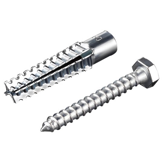 Galvanized Sawtooth Gecko Expansion Screw - Lightweight Brick Bolt