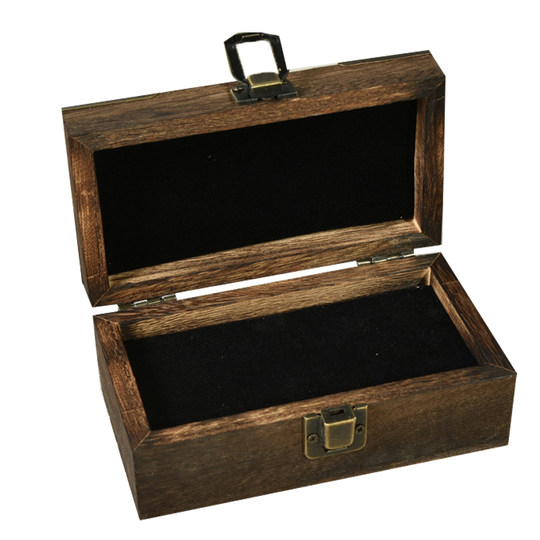 Paulownia Wood Seal Box - Japanese Solid Wood Jewelry Box