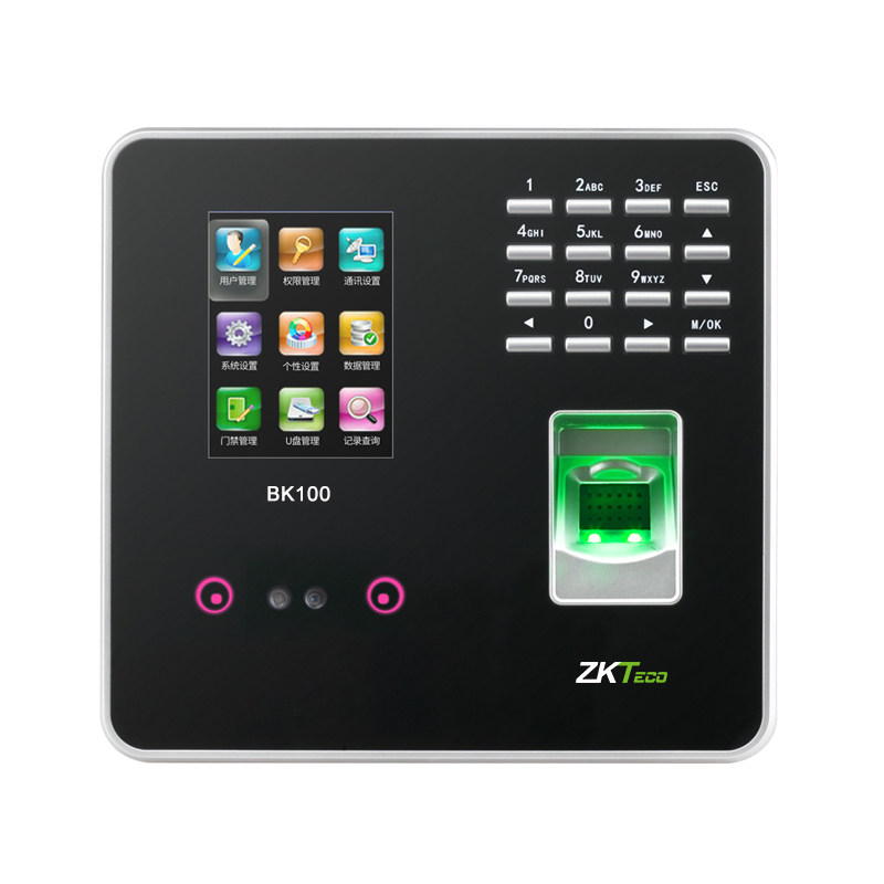 Zkteco Entropy Technology BK100 Fingerprint Face Recognition Time Attendance Machine