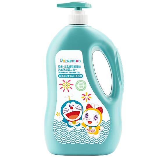 Tianle Doraemon Children's Amino Acid Shampoo Shower Gel Two-in-One ...