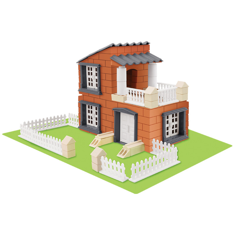 Mason bygge et hus leketøy | byggesett for hus i sementmurstein for ...