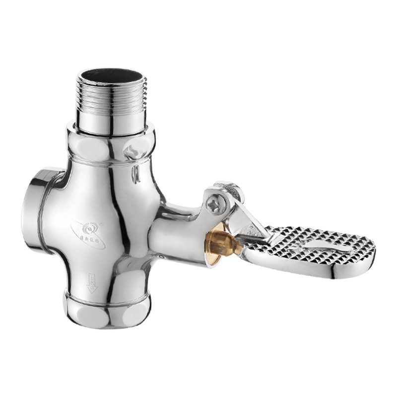 Celoměděný splachovací ventil záchodu na podřep s funkcí zpoždění